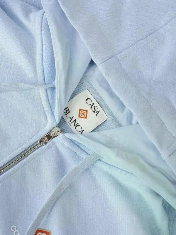 Casablanca Logo-print Zip-up Hoodie