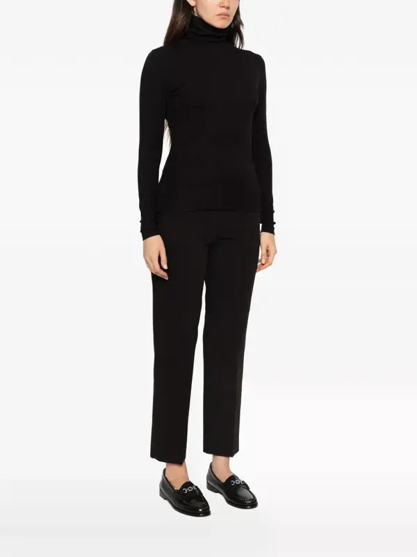 Gant Ribbed Roll-neck T-shirt