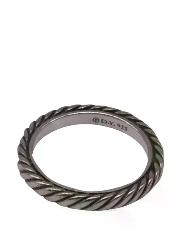 David Yurman Cable Twisted Ring - Silver