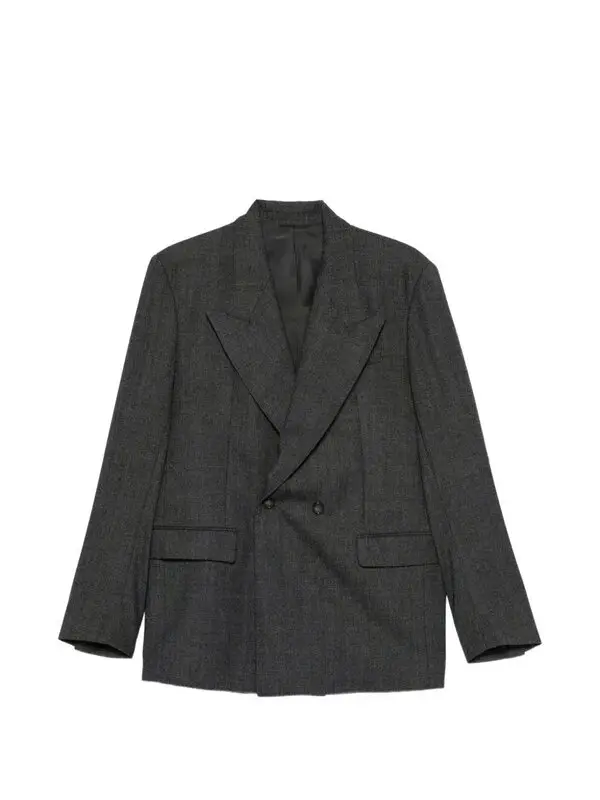 MARSEM Double-breasted Check-pattern Suit