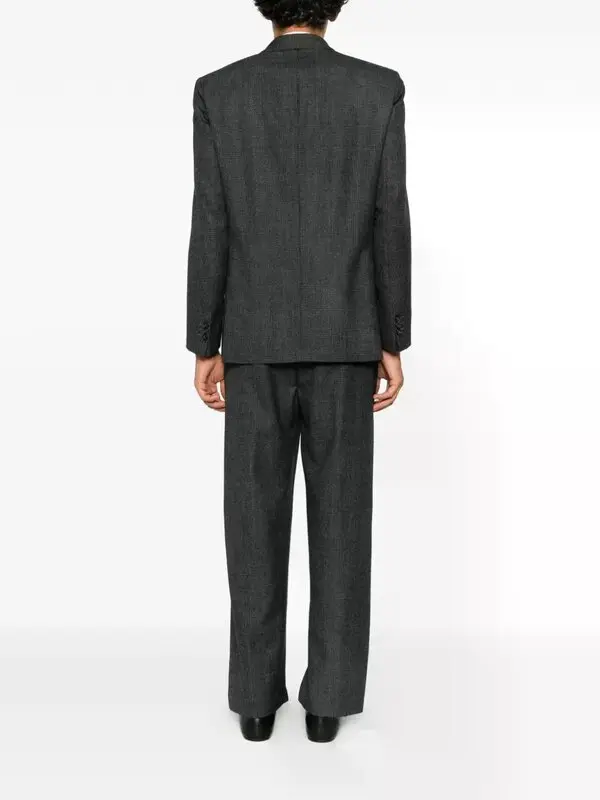 MARSEM Double-breasted Check-pattern Suit