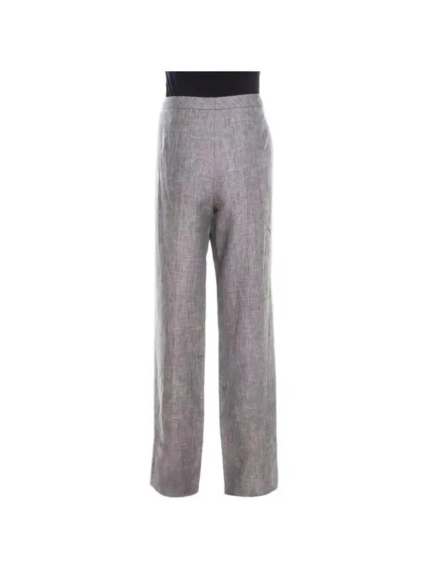 Escada Subtle-texture Wide-leg Trousers