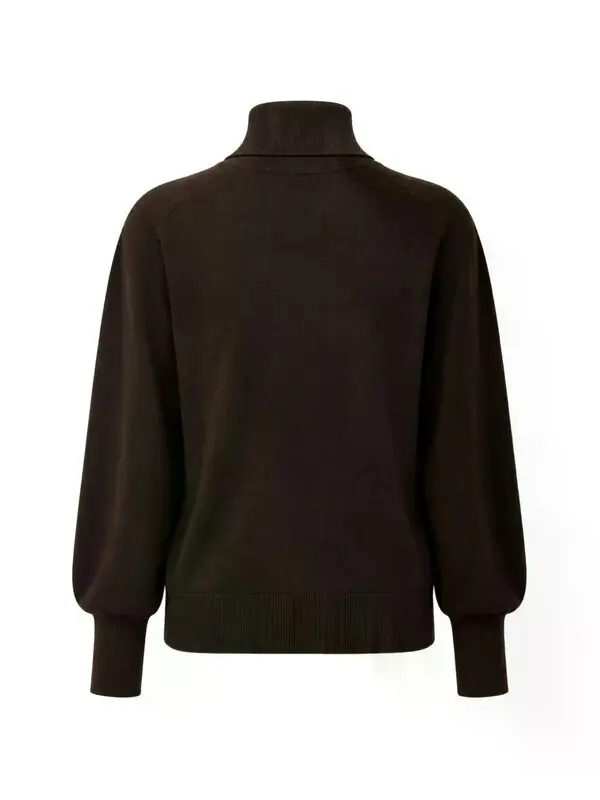 Liu Jo Roll-neck Button-detail Sweater