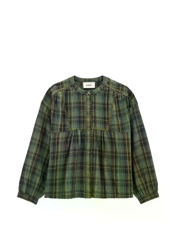 Ba&sh Sisi Check-pattern Shirt - Green