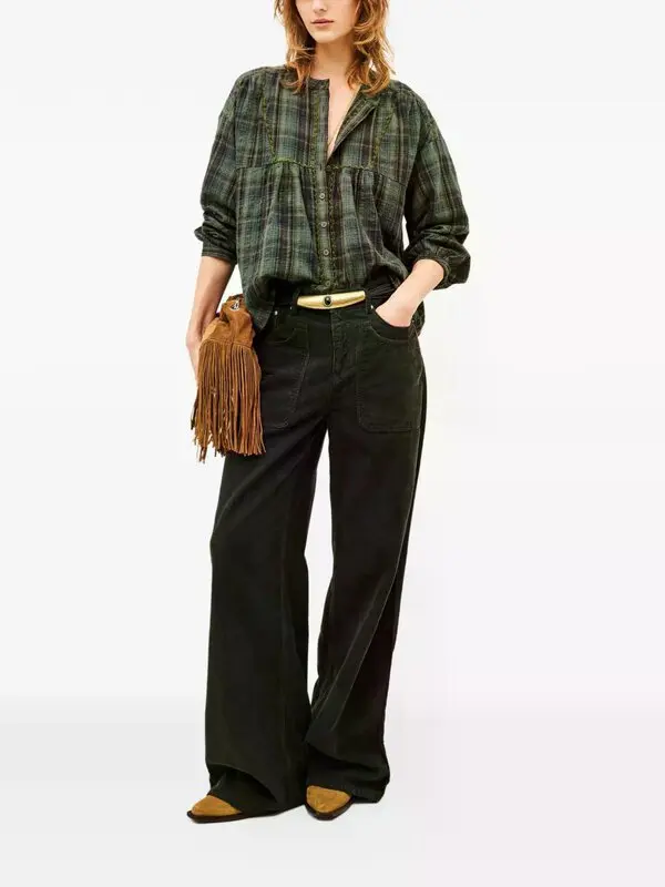 Ba&sh Sisi Check-pattern Shirt
