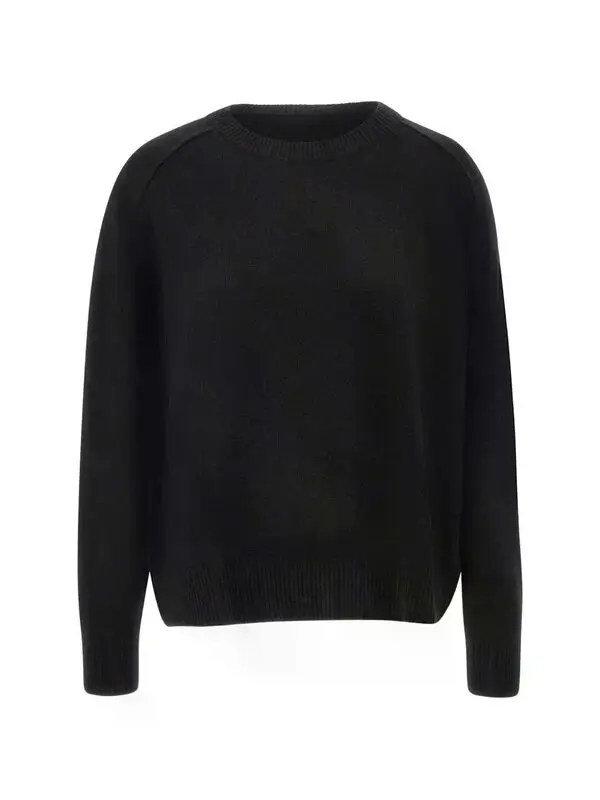 Soft Goat Cashmere Sweater - Black