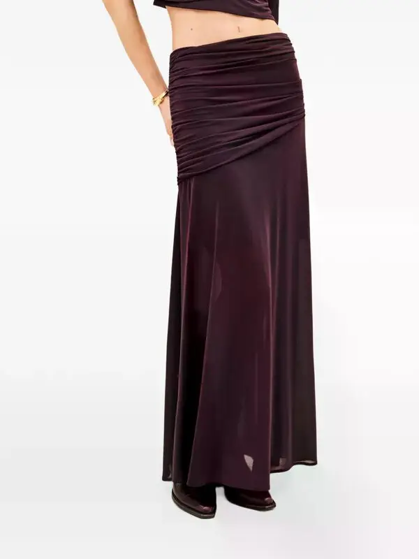 Ba&sh Bailey Ruched Maxi Skirt