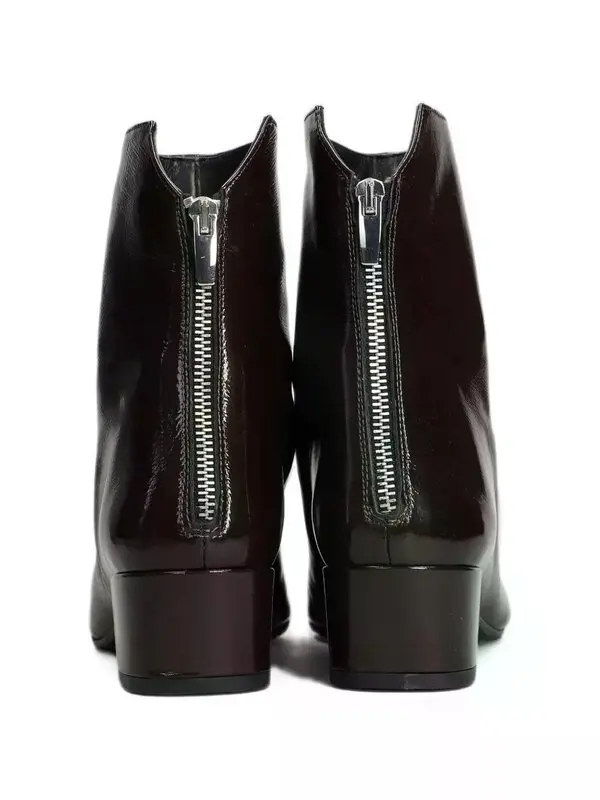 EVALUNA Patent-finish Ankle Boots