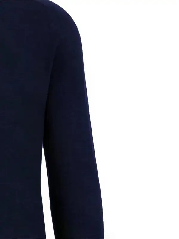 OLIVER LATTUGHI Raglan-sleeve Fine-knit Sweater