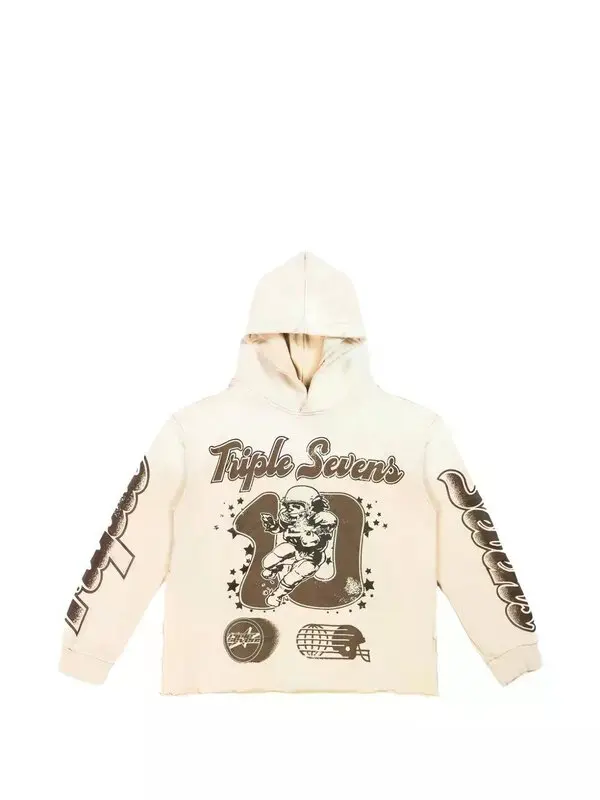 TRIPLE SEVENS Graphic-print Hoodie