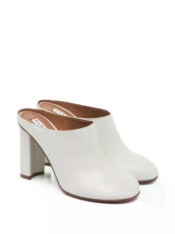 Alaïa Block Heel Mules