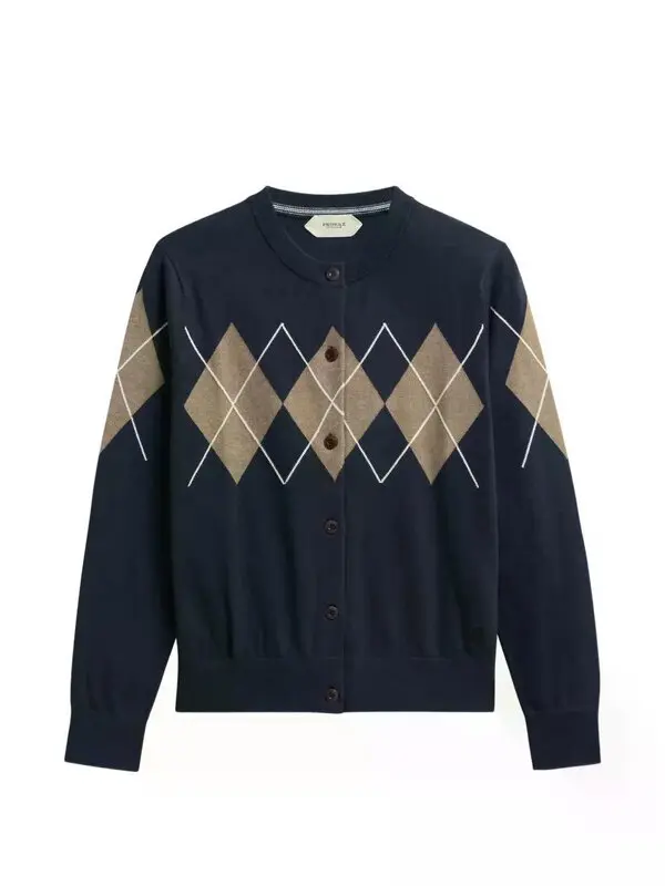 Pringle Of Scotland Diamond-pattern Cardigan