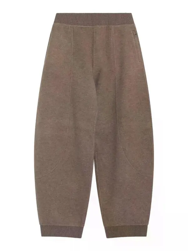 Max Mara Wool-and-cashmere Jogging Trousers Beige