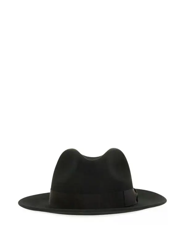 Borsalino Macho Grosgrain-trim Fedora Hat