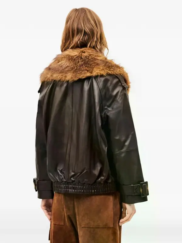 Ba&sh Naho Leather Jacket
