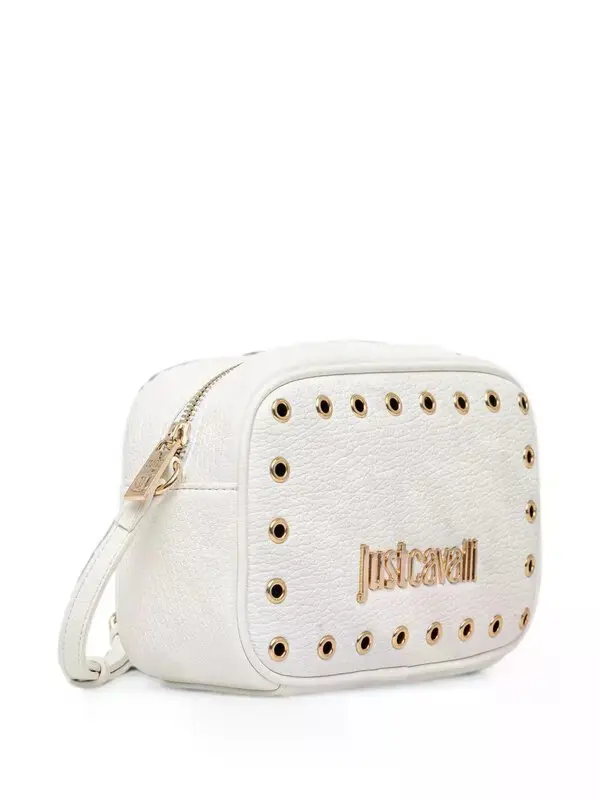 Just Cavalli Eyelet-detail Cross Body Bag - White