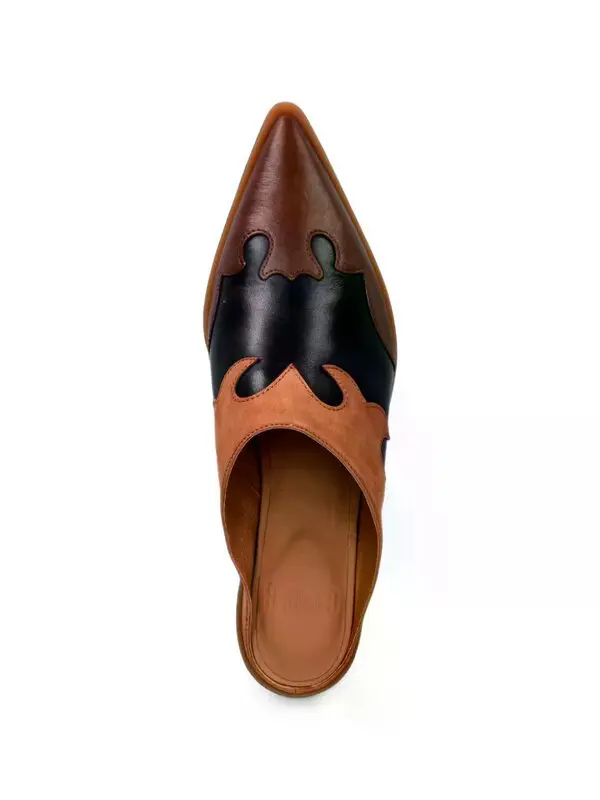 Camper Anita Panelled Pointed-toe Mules