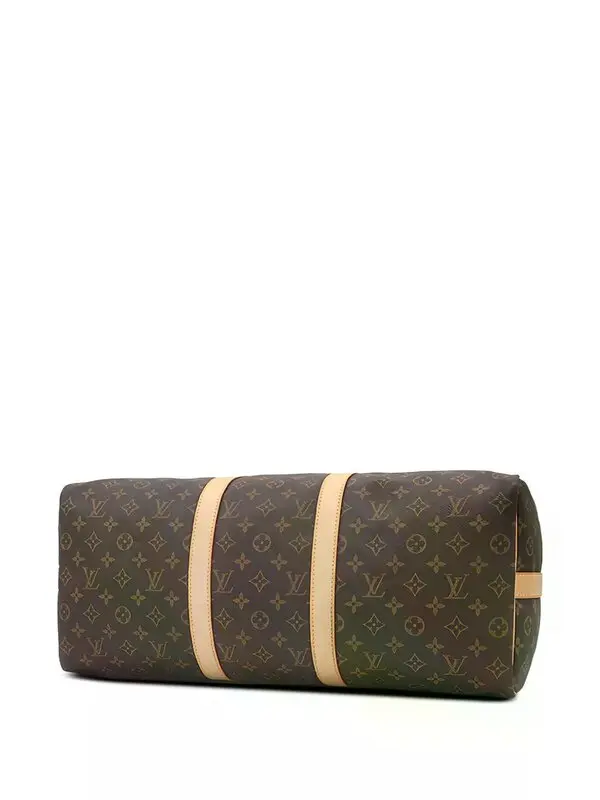 LOUIS VUITTON 2003 Monogram Keepall Bandouliere 50 Travel Bag