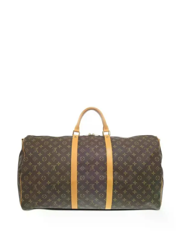 LOUIS VUITTON 1998 Monogram Keepall Bandouliere 60 Travel Bag
