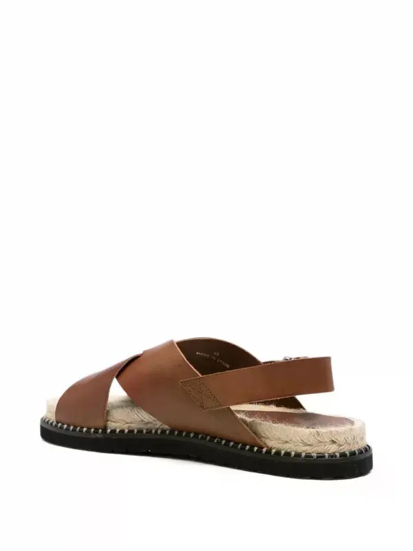 CastaÑer Crossover-strap Leather Sandals