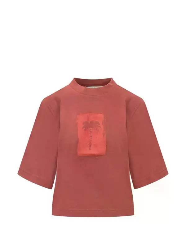 Palm Angels Palm Tree-print T-shirt - Red
