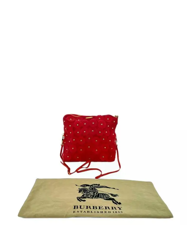 Burberry 2010s The Petal Crossbody Bag - Red