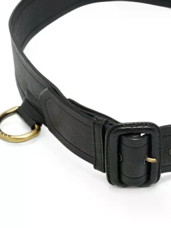 Burberry Buckle Leather Belt