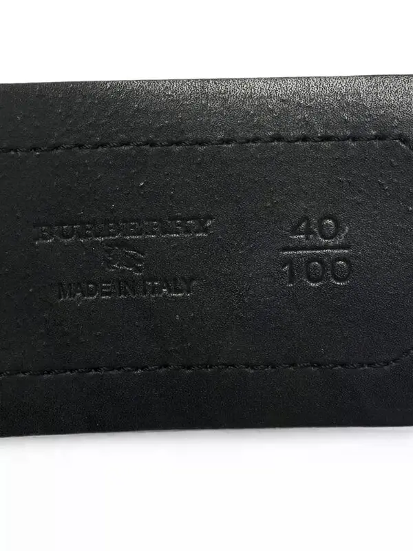 Burberry Buckle Leather Belt