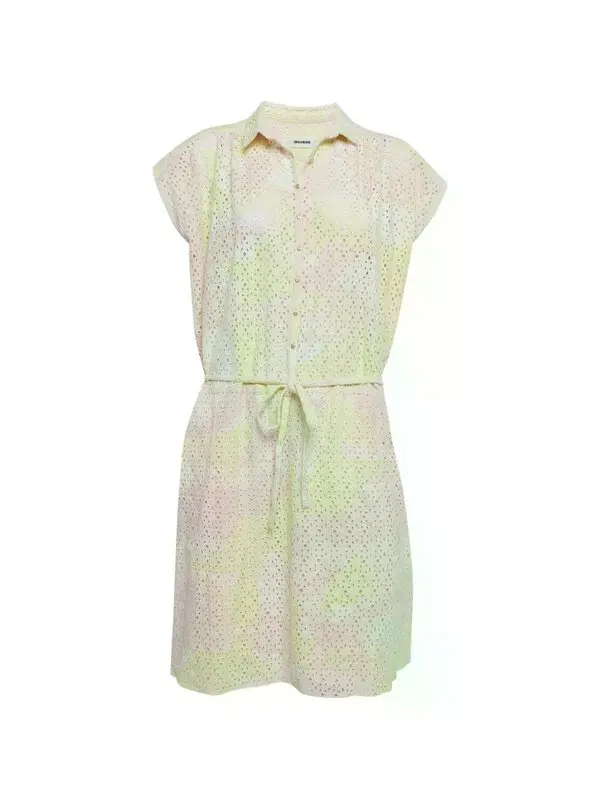 Zadig&Voltaire Broderie-anglaise Mini Dress - Pink