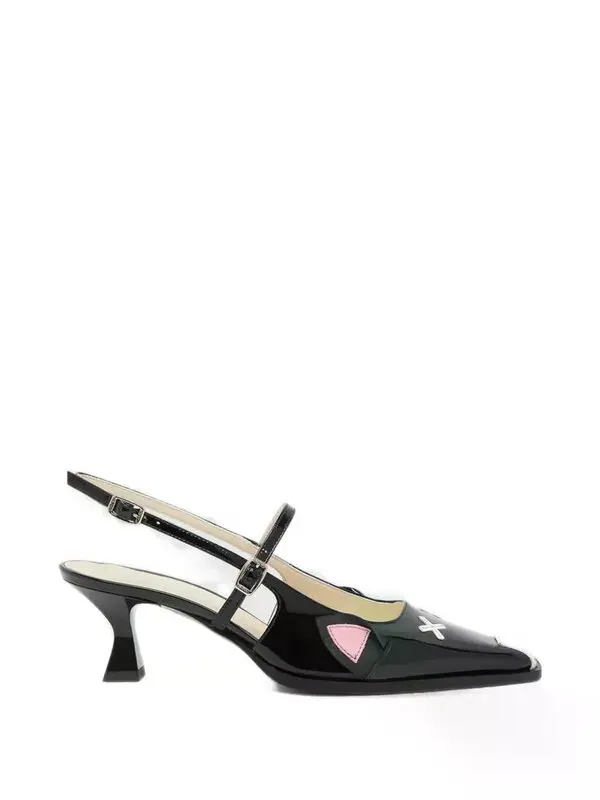 CAREL Souris Heeled Pumps - Black