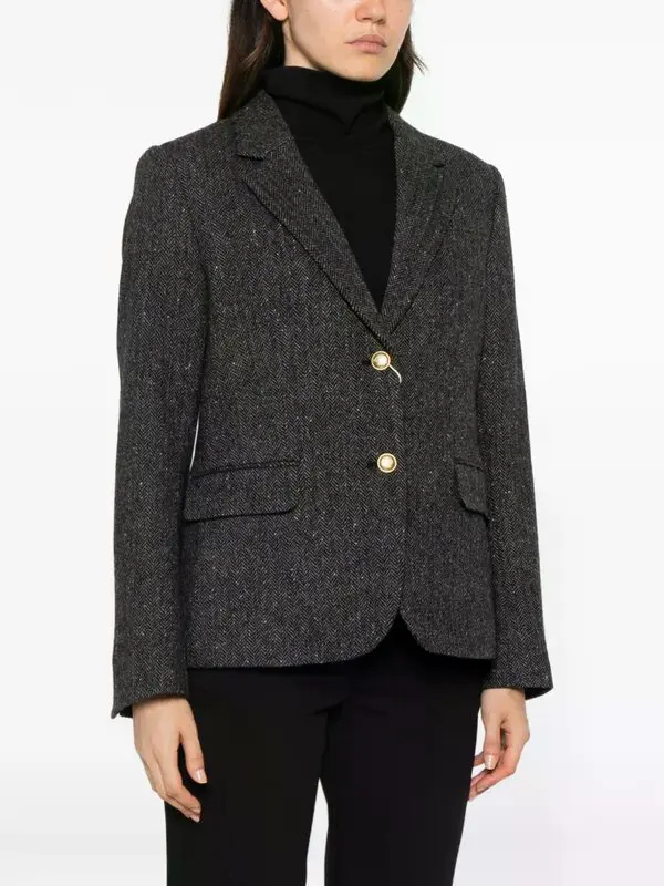Gant Herringbone-pattern Blazer