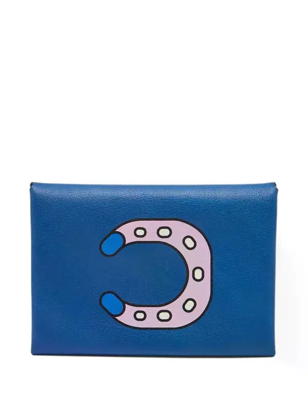 Hermès Calvi Duo Fer À Cheval Card Holder