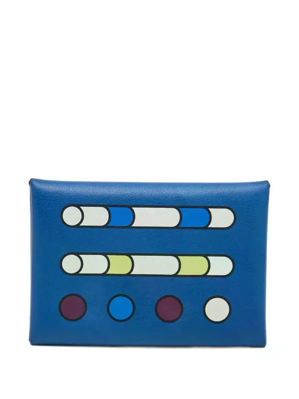 Hermès Calvi Duo Fer À Cheval Card Holder