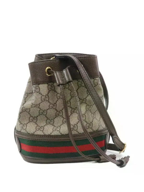 Gucci Mini Ophidia Bucket Bag - Neutrals