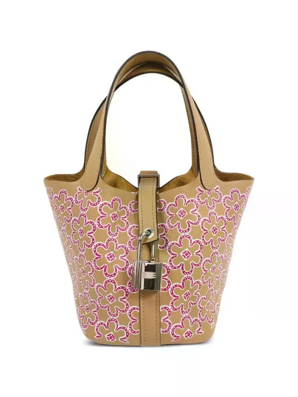 Hermès 2022 Micro Picotin Daisy Tote Bag