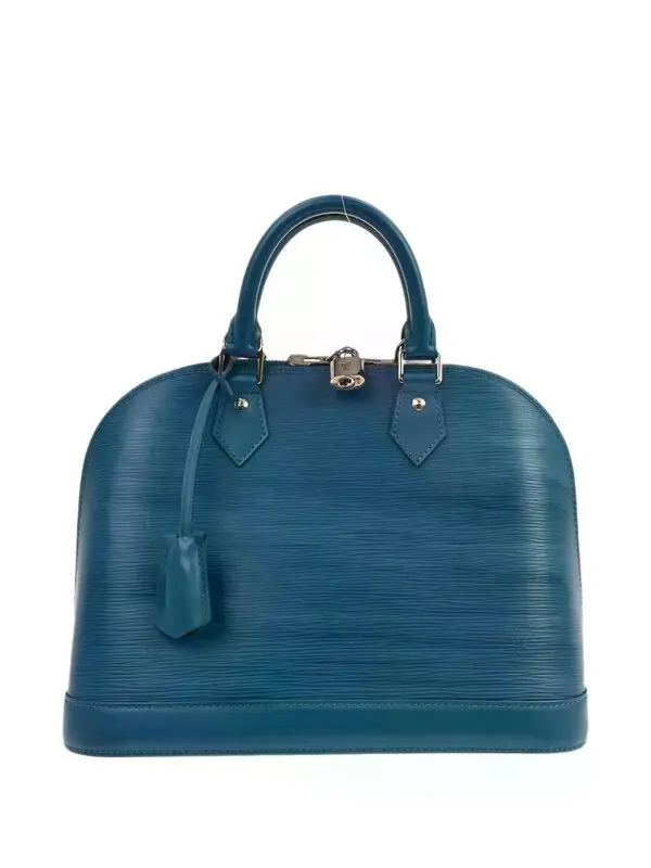 LOUIS VUITTON 2012 Epi Alma Tote Bag - Blue