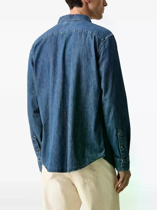 LEVI'S Logo-embroidered Denim Shirt