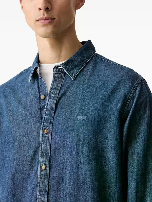 LEVI'S Logo-embroidered Denim Shirt