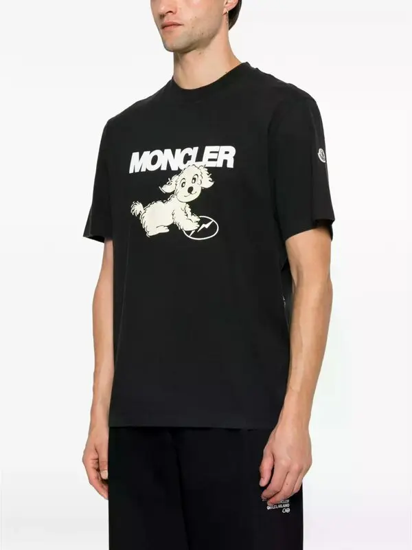 Moncler Dog Graphic-print T-shirt