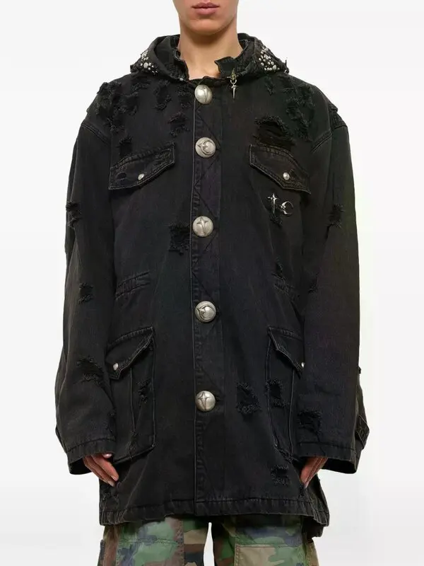 THUG CLUB Distressed Hothead M-65 Jacket