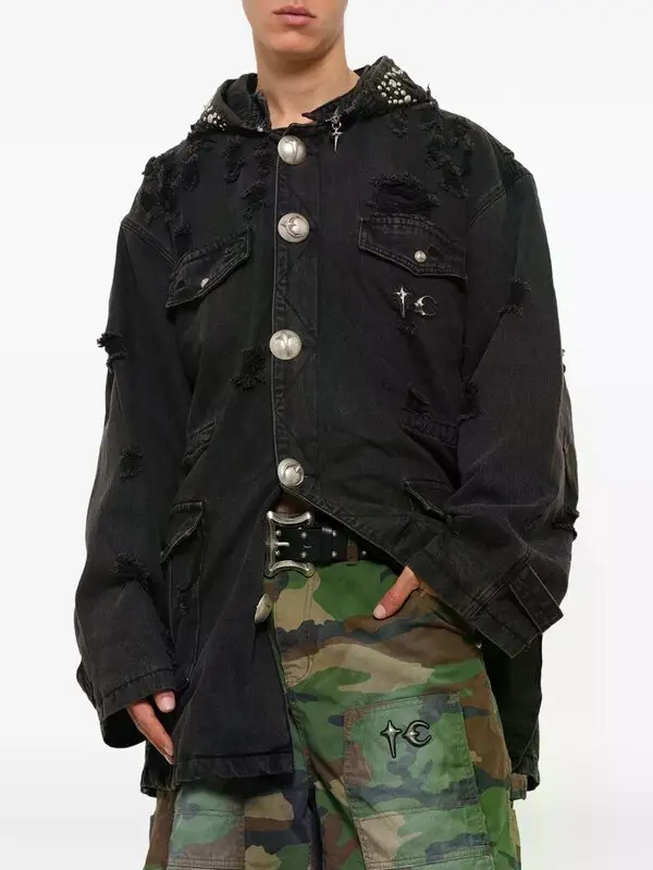 THUG CLUB Distressed Hothead M-65 Jacket
