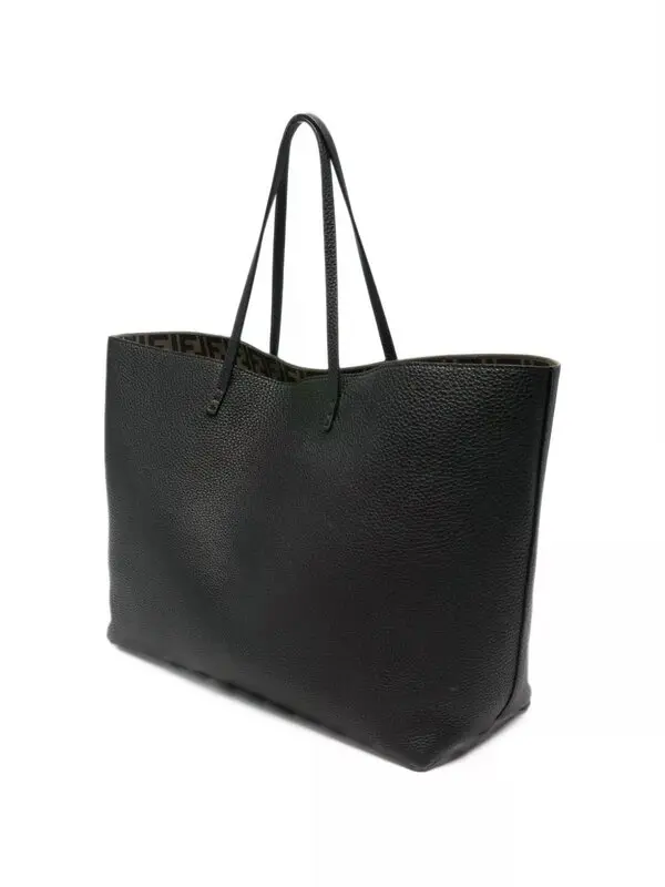 Fendi Large Roll Leather Tote Bag