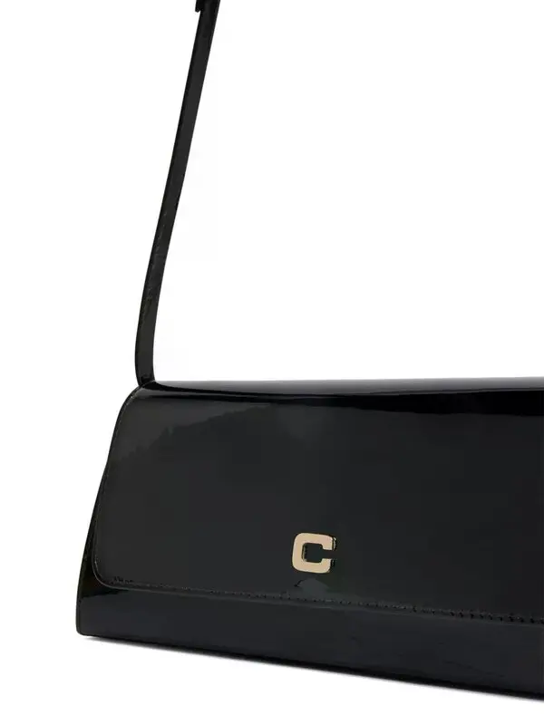 CAREL Madeleine Patent Leather Shoulder Bag