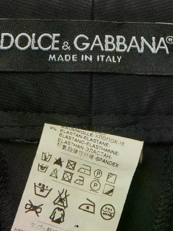 Dolce & Gabbana Straight-fit Gabardine Trousers
