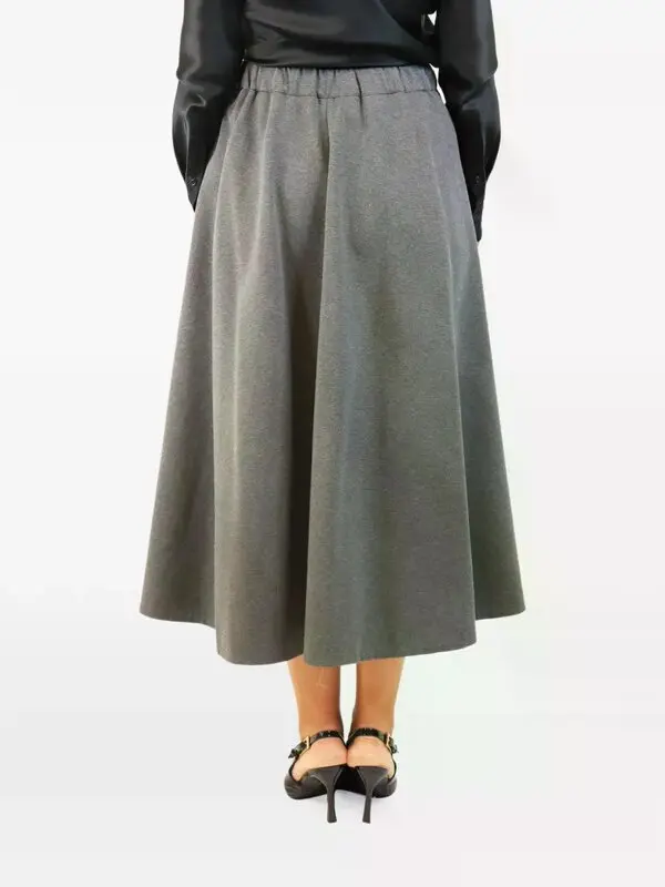 Brunello Cucinelli Zip-fastening Midi Skirt