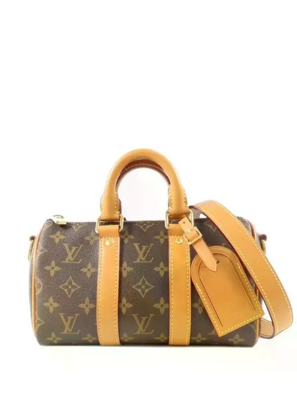 LOUIS VUITTON Keepall Bandouliere 25 Monogram Shoulder Bag - Brown