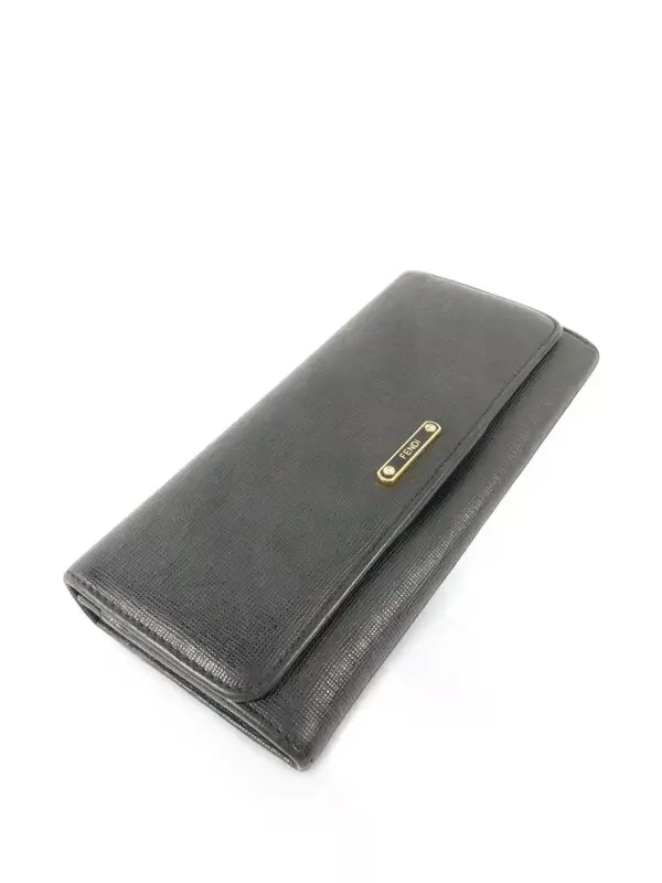 Fendi Leather Long Wallet