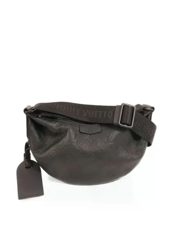 LOUIS VUITTON Hamac Monogram Shadow Crossbody Bag - Black