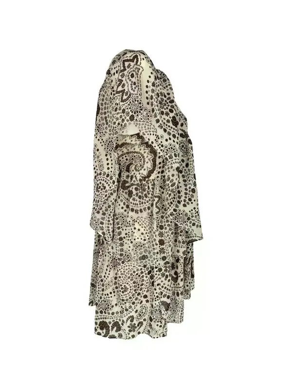 Chloé Paisley-print Lace-trimmed Blouse