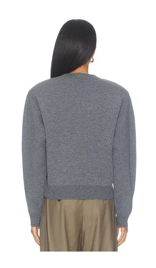 RÓHE Statement Shoulder Crewneck Sweater